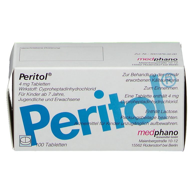 Peritol® 4 mg 100 St mit dem E-Rezept kaufen - Shop Apotheke