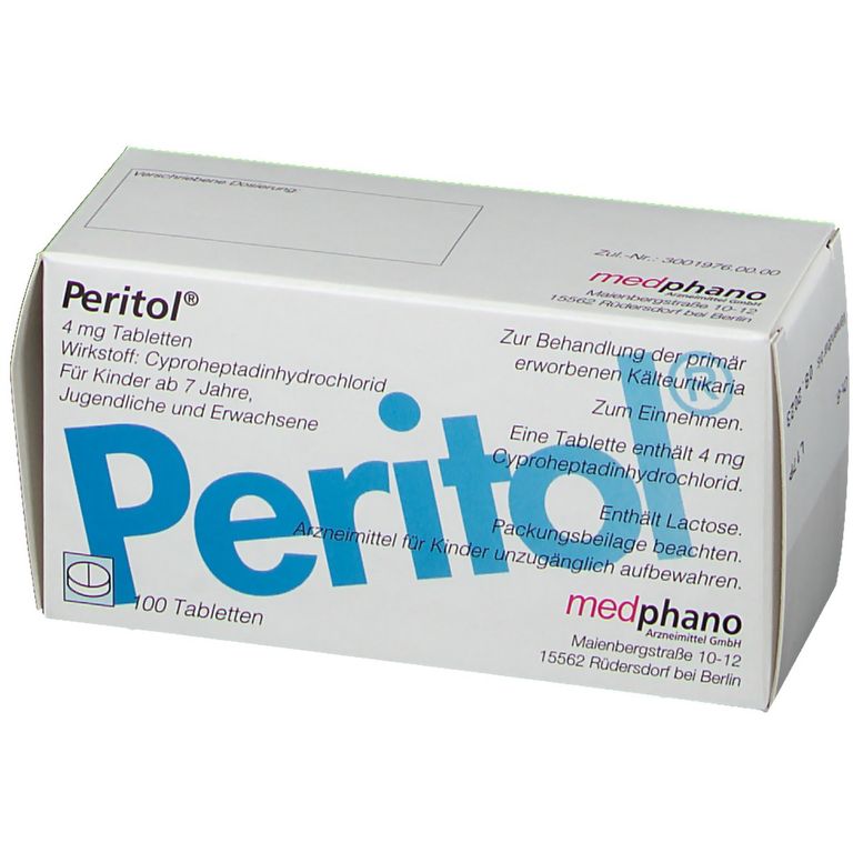Peritol® 4 mg 100 St mit dem E-Rezept kaufen - Shop Apotheke