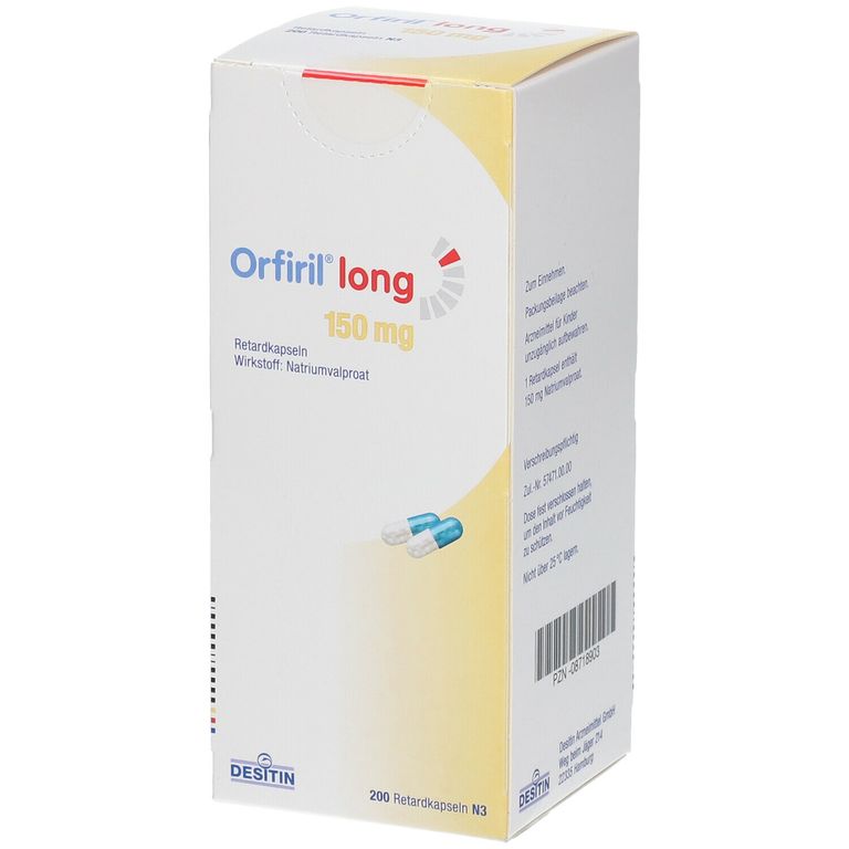 Orfiril® long 150 mg 200 St mit dem E-Rezept kaufen - Shop Apotheke