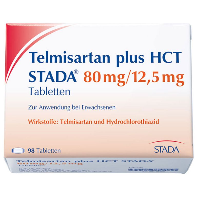 Telmisartan plus HCT STADA® 80 mg/12,5 mg 98 St mit dem E-Rezept kaufen ...