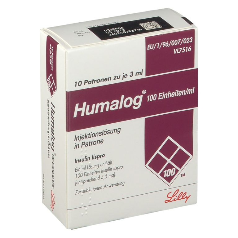 Humalog® 100 Einheiten/ml 10x3 ml mit dem E-Rezept kaufen - Shop Apotheke