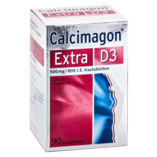 Calcimagon® Extra D3 500 mg/ 800 I.E. Kautabletten 90 St - Shop Apotheke