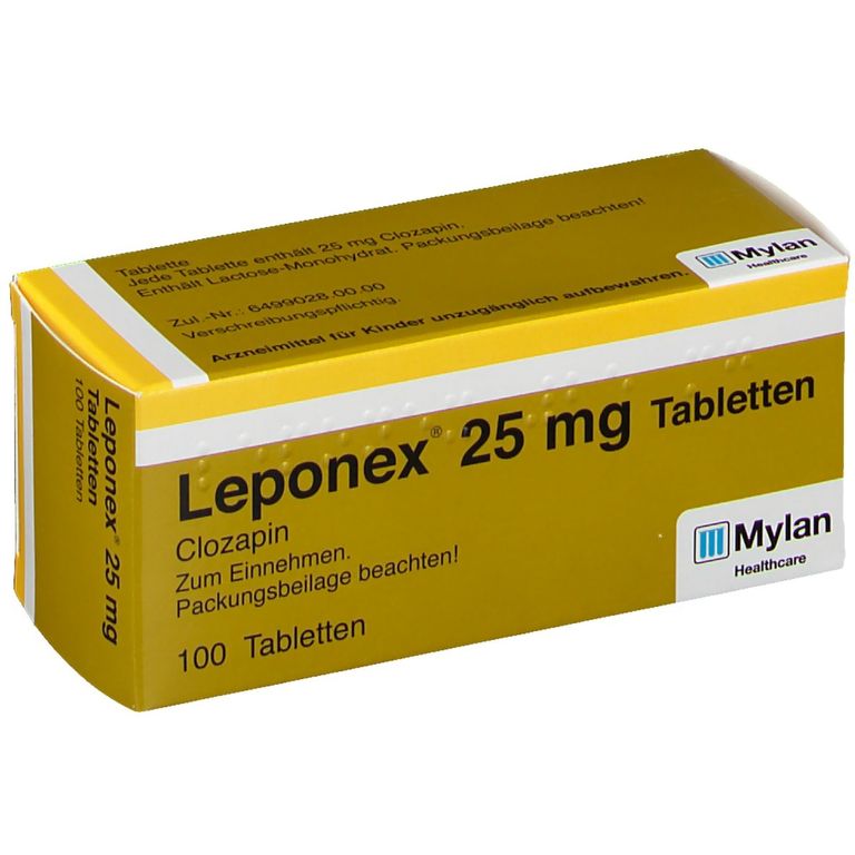 Leponex® 25 mg 100 St mit dem E-Rezept kaufen - Shop Apotheke