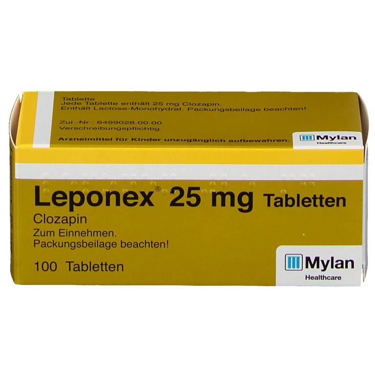 Leponex® 25 mg 100 St mit dem E-Rezept kaufen - Shop Apotheke