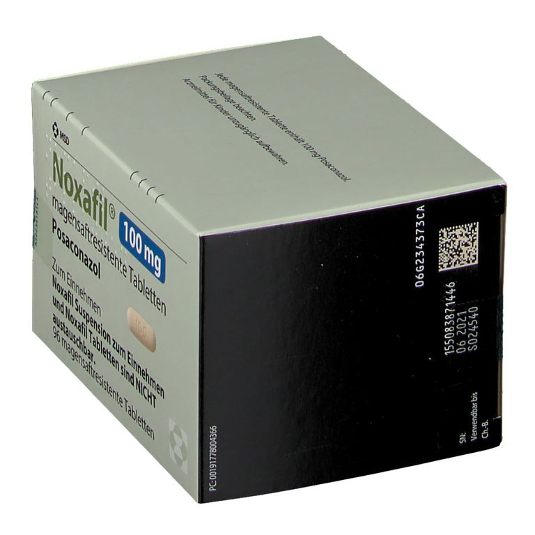 Noxafil® 100 mg 96 St mit dem E-Rezept kaufen - Shop Apotheke
