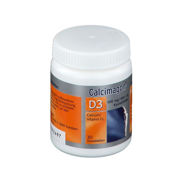 Calcimagon®-D3 500 mg/ 400 I.E. Kautabletten 30 St - Shop Apotheke