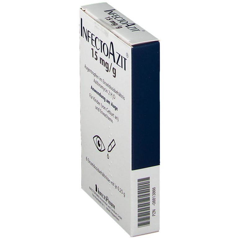 InfectoAzit® 15 mg/g 6x0,25 g mit dem E-Rezept kaufen - Shop Apotheke