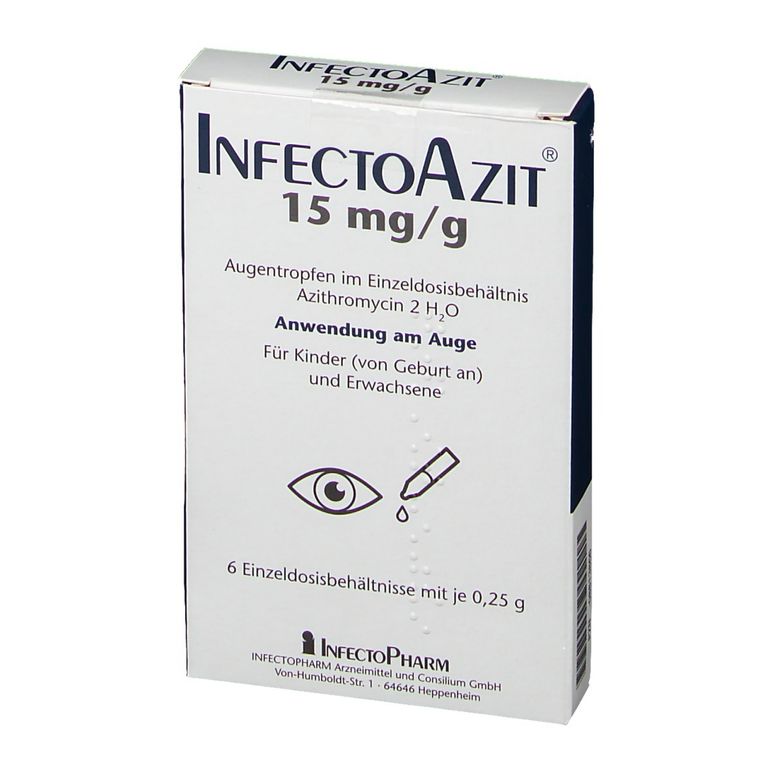 InfectoAzit® 15 mg/g 6x0,25 g mit dem E-Rezept kaufen - Shop Apotheke