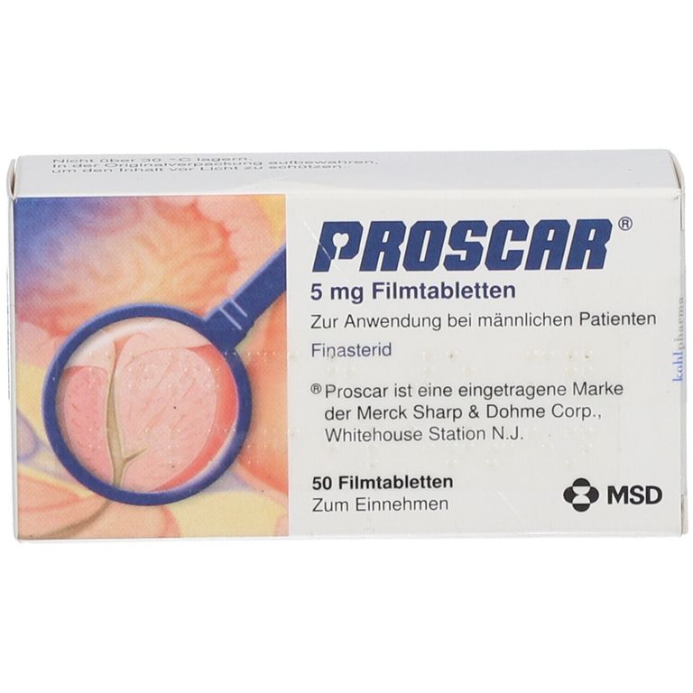 Proscar 5 mg 50 St mit dem E-Rezept kaufen - Shop Apotheke