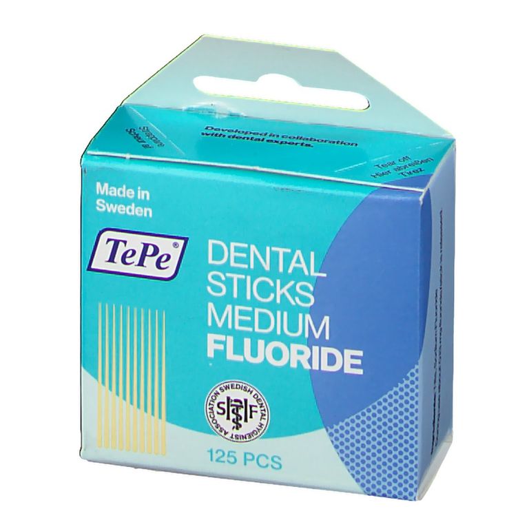 TePe Zahnhölzer mittel mit Fluorid 125 St - Shop Apotheke