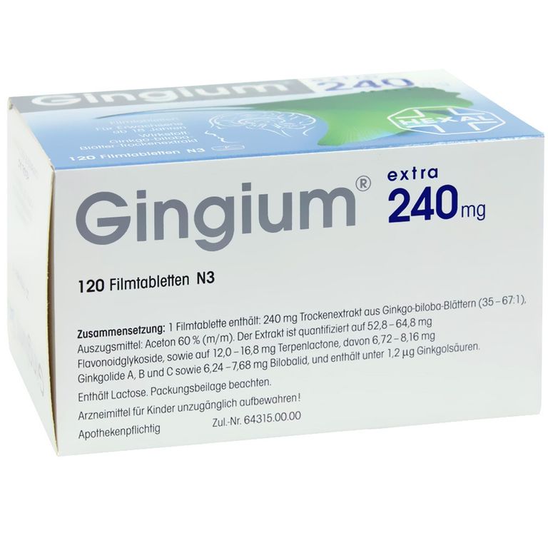 Gingium® extra 240 mg 120 St - Shop Apotheke