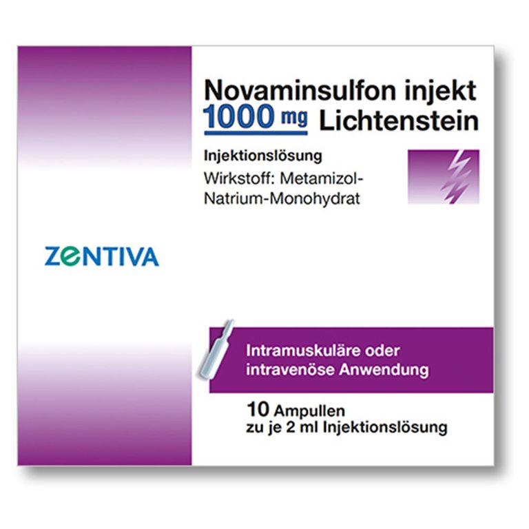 Novaminsulfon injekt 1000 mg 10x2 ml mit dem E-Rezept kaufen - Shop ...