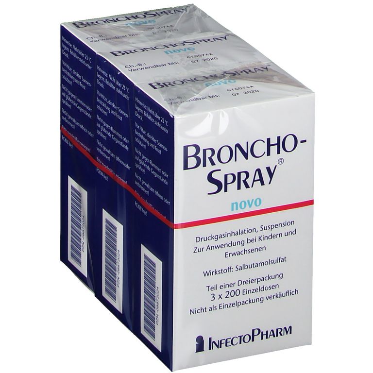 Bronchospray® novo 3 St mit dem E-Rezept kaufen - Shop Apotheke
