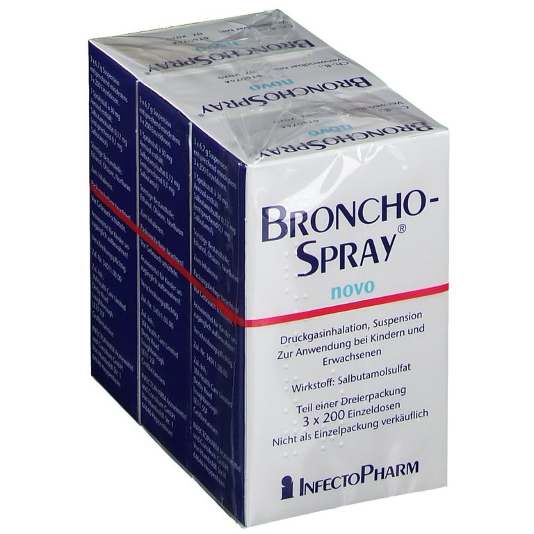 Bronchospray® novo 3 St mit dem E-Rezept kaufen - Shop Apotheke