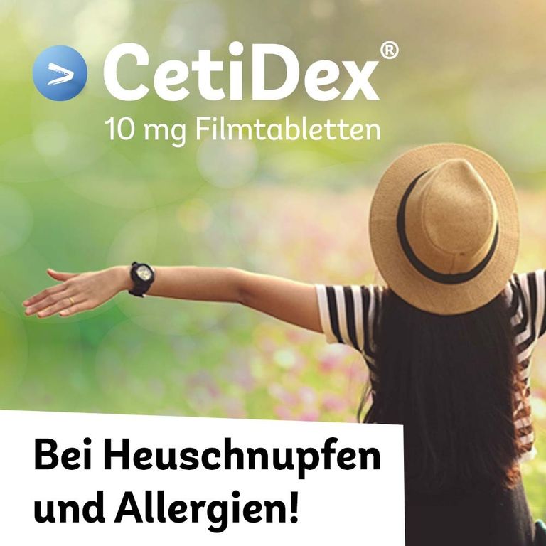 CetiDex® 10mg, bei Allergien 100 St - Shop Apotheke