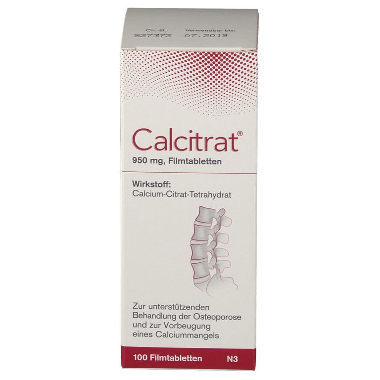 Calcitrat® Filmtabletten 100 St - Shop Apotheke