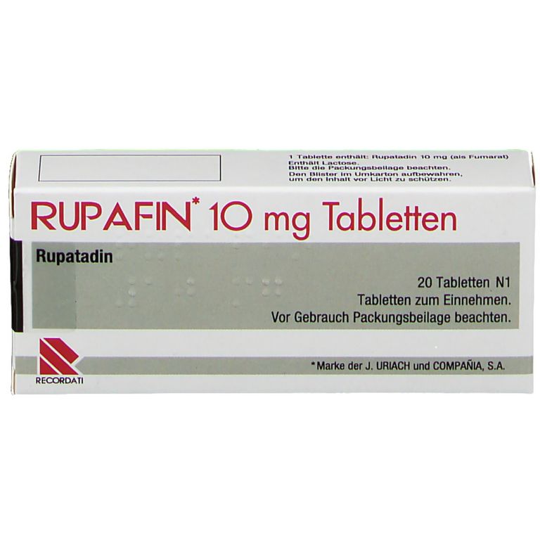Rupafin 10 mg 20 St mit dem E-Rezept kaufen - Shop Apotheke