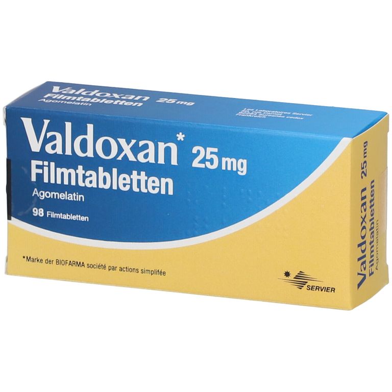 Valdoxan® 25 mg 98 St mit dem E-Rezept kaufen - Shop Apotheke