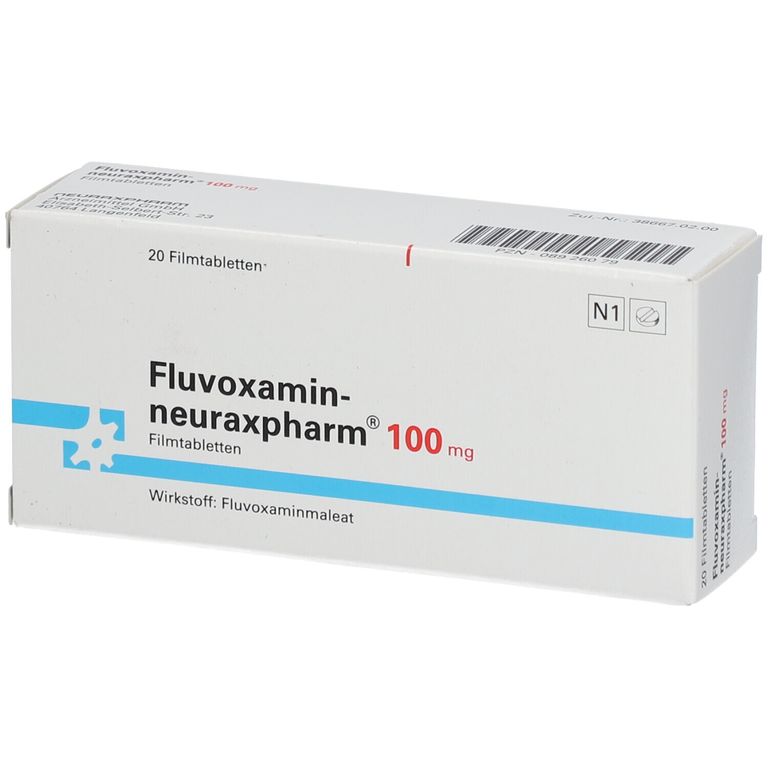 Fluvoxamin-neuraxpharm® 100 mg 20 St mit dem E-Rezept kaufen - Shop ...