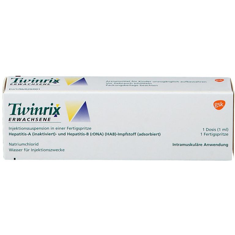 Twinrix Erwachsene 1x1 St mit dem E-Rezept kaufen - Shop Apotheke