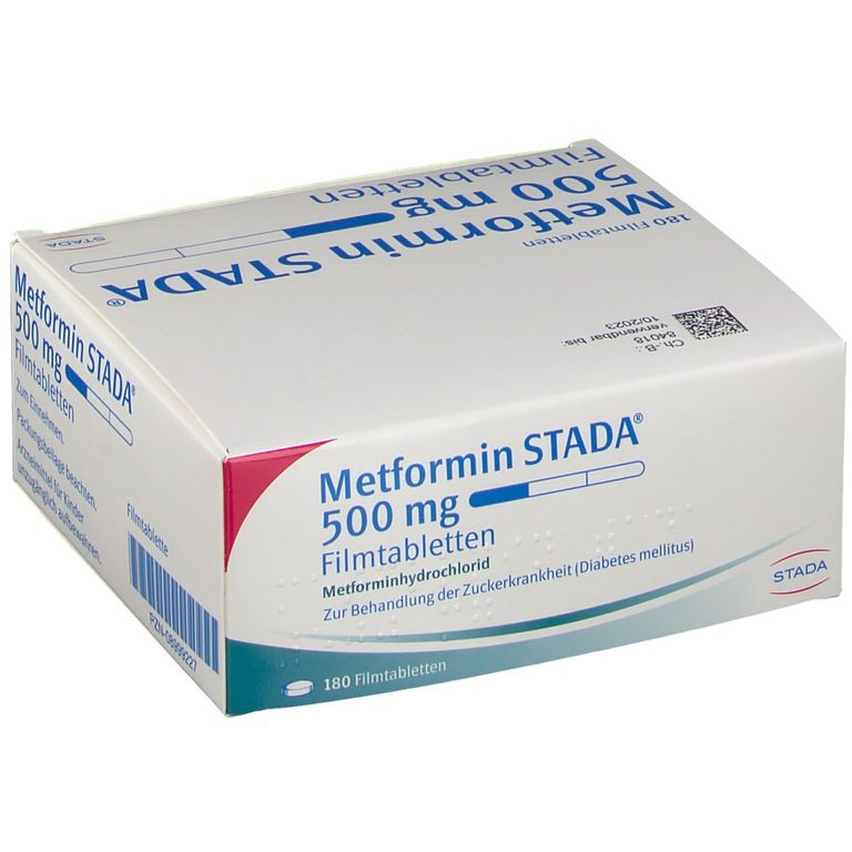 Metformin STADA® 500 mg 180 St mit dem E-Rezept kaufen - Shop Apotheke
