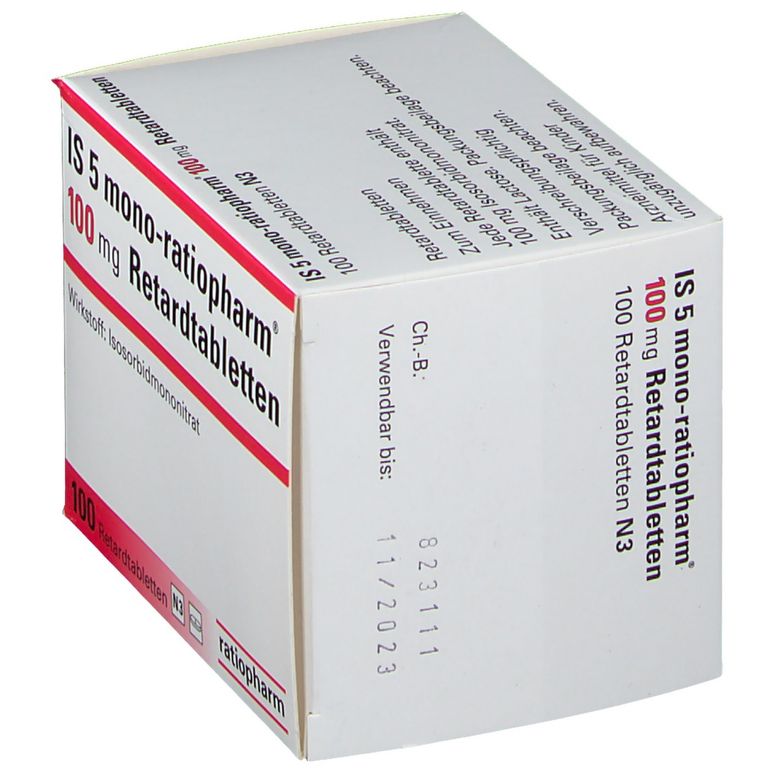 IS 5 mono-ratiopharm® 100 mg 100 St mit dem E-Rezept kaufen - Shop Apotheke