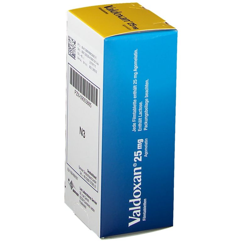 Valdoxan® 25 mg 98 St mit dem E-Rezept kaufen - Shop Apotheke