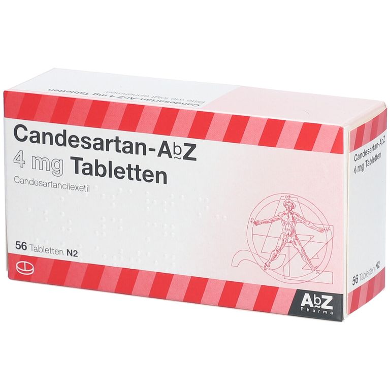 Candesartan AbZ 4Mg 56 St mit dem E-Rezept kaufen - Shop Apotheke