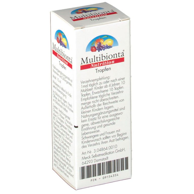 Multibionta® Nutrition Tropfen 10 ml - Shop Apotheke