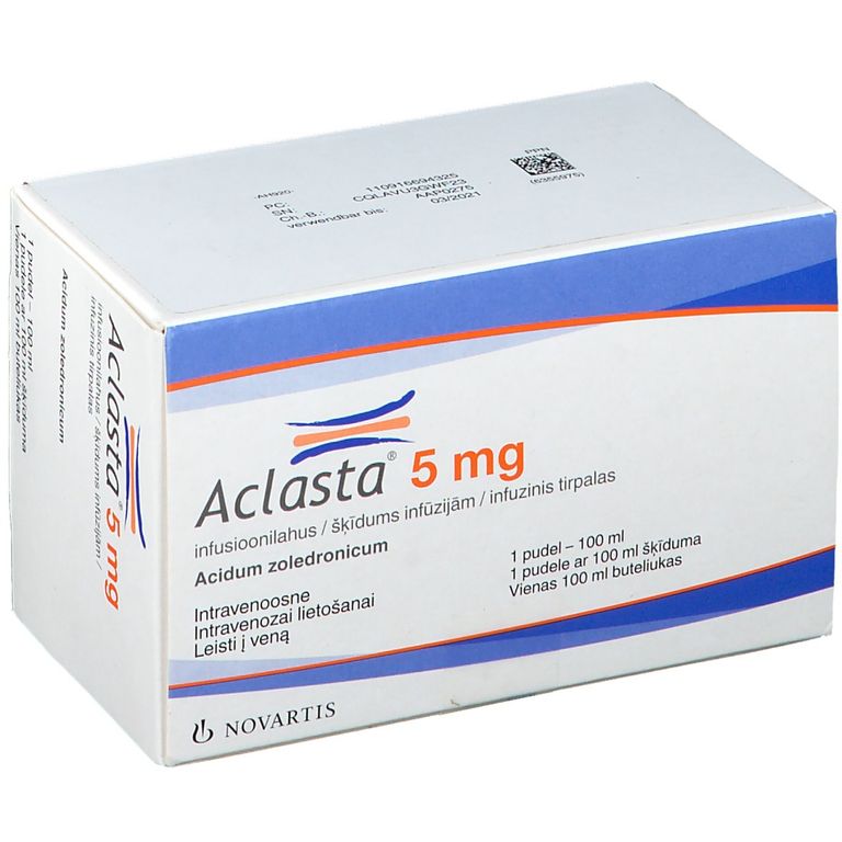 ACLASTA 5 mg Infusionslösung 100 ml mit dem E-Rezept kaufen - Shop Apotheke