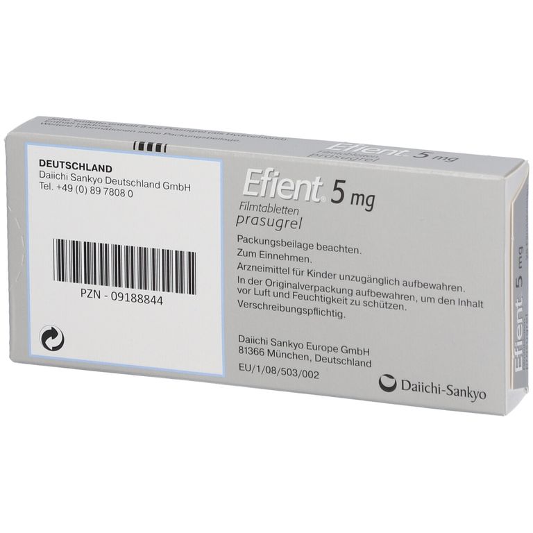 Efient® 5 mg 28 St mit dem E-Rezept kaufen - Shop Apotheke