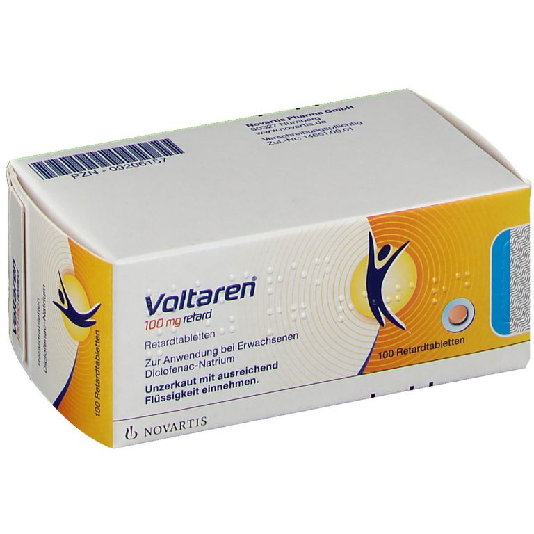 Voltaren® 100 mg retard 100 St mit dem E-Rezept kaufen - Shop Apotheke
