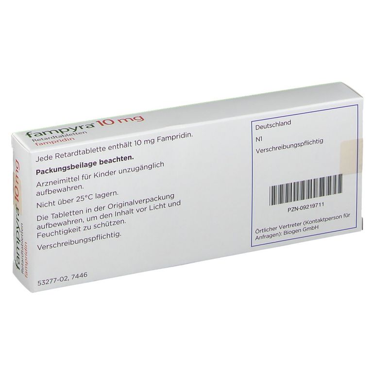 fampyra® 10 mg 2x14 St mit dem E-Rezept kaufen - Shop Apotheke