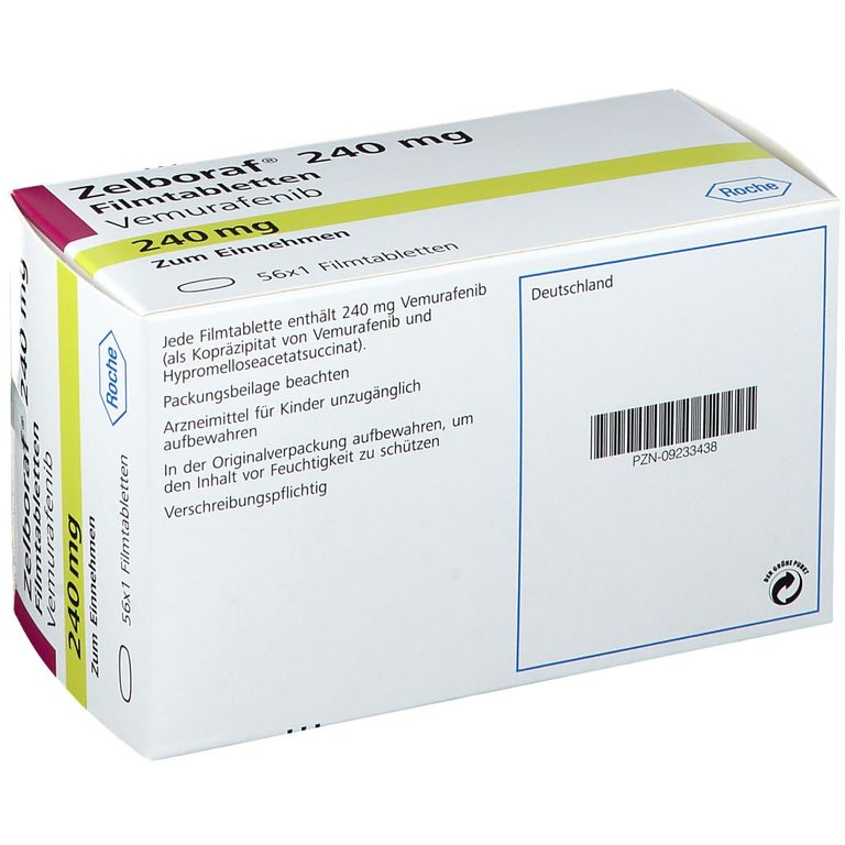 Zelboraf® 240 mg 56 St mit dem E-Rezept kaufen - Shop Apotheke