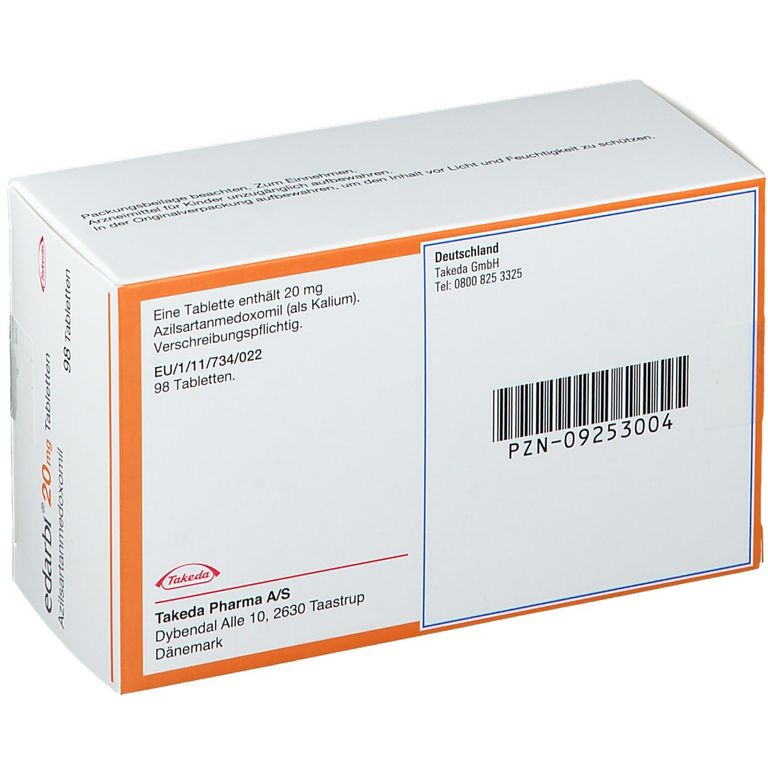 Edarbi® 20 mg 98 St mit dem E-Rezept kaufen - Shop Apotheke