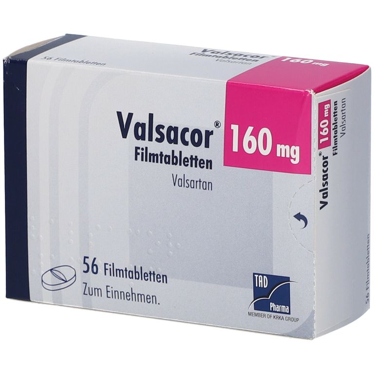 Valsacor® 160 mg 56 St mit dem E-Rezept kaufen - Shop Apotheke