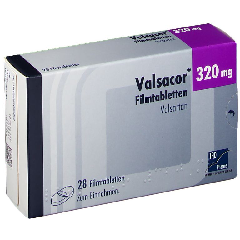 Valsacor® 320 mg 28 St mit dem E-Rezept kaufen - Shop Apotheke