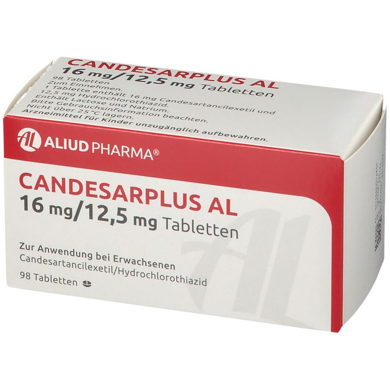 Candesarplus AL 16 mg/12,5 mg 98 St mit dem E-Rezept kaufen - Shop Apotheke
