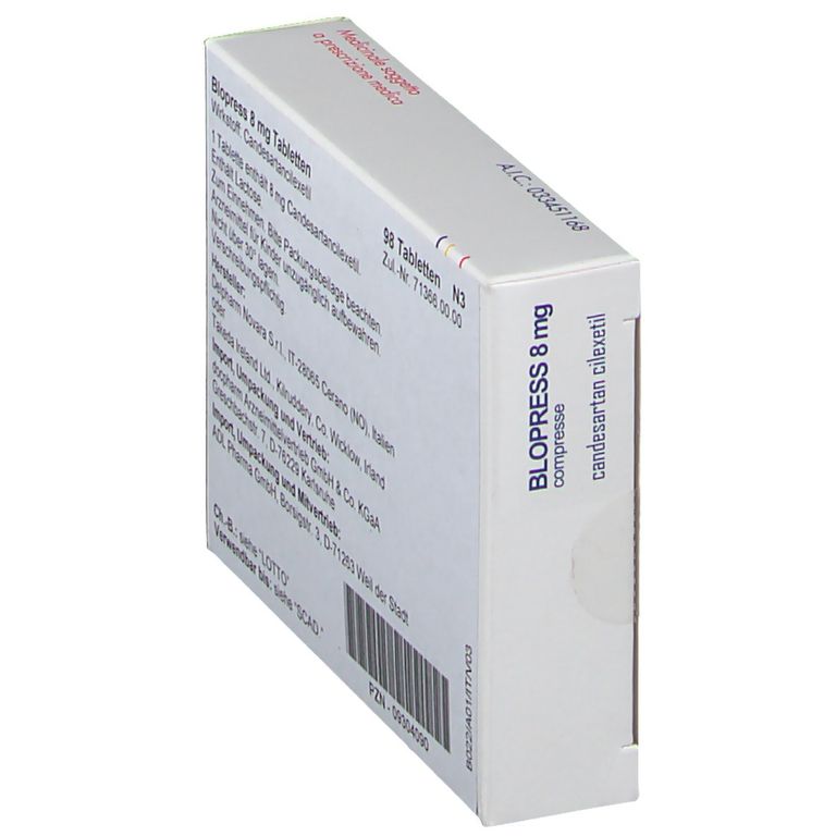 BLOPRESS 8 mg 98 St mit dem E-Rezept kaufen - Shop Apotheke