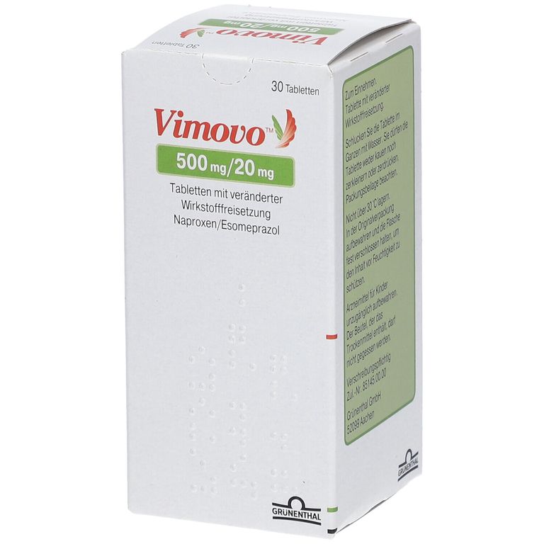 Vimovo™ 500 mg/20 mg 30 St mit dem E-Rezept kaufen - Shop Apotheke