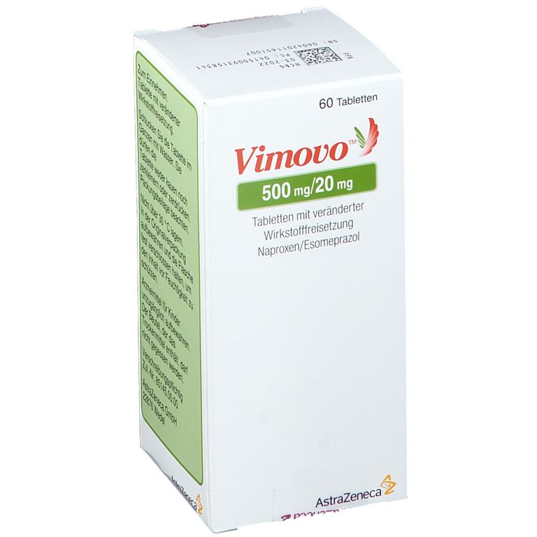 Vimovo™ 500 mg/20 mg 60 St mit dem E-Rezept kaufen - Shop Apotheke