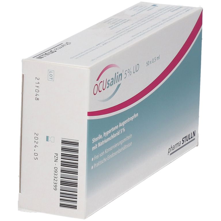 OCUsalin® 5% UD 50x0,5 ml - Shop Apotheke