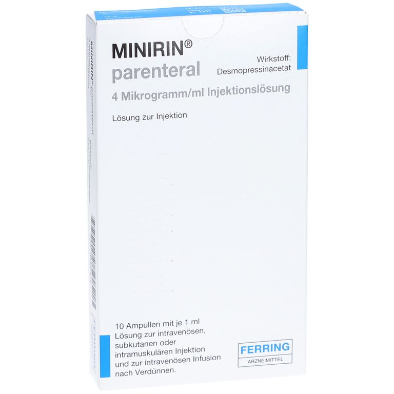 MINIRIN® parenteral 4 µg/ml 10 St mit dem E-Rezept kaufen - Shop Apotheke