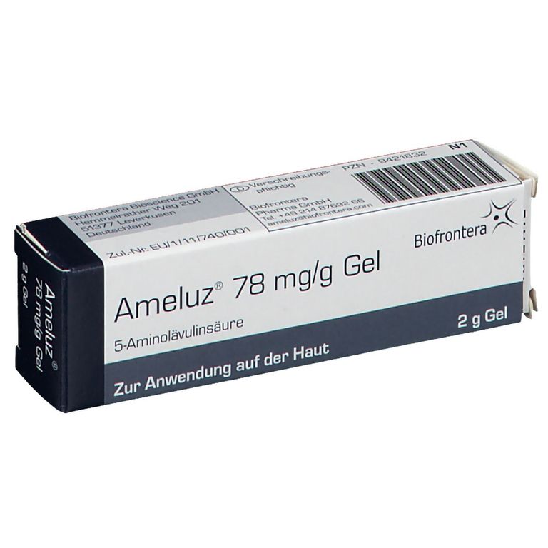 Ameluz® 78 mg/g 2 g mit dem E-Rezept kaufen - Shop Apotheke