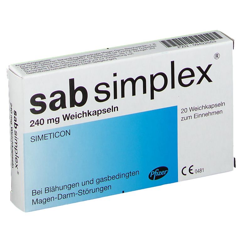 sab simplex® 240mg 20 St - Shop Apotheke