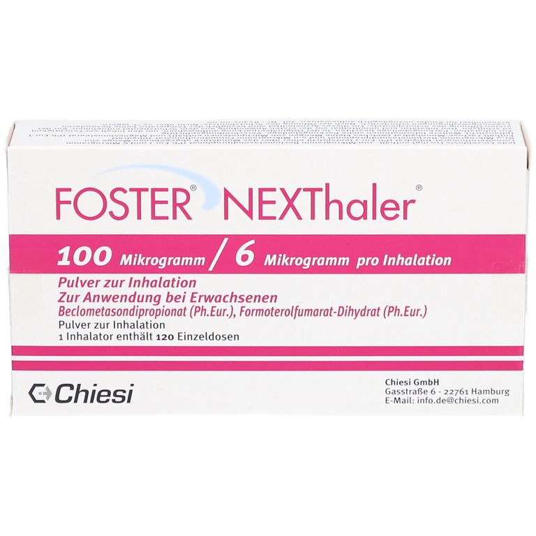 FOSTER® NEXThaler® 100 µg/6 µg 1 St mit dem E-Rezept kaufen - Shop Apotheke