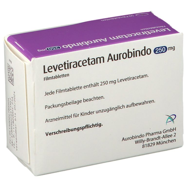 Levetiracetam Aurobindo 250 mg 50 St mit dem E-Rezept kaufen - Shop ...