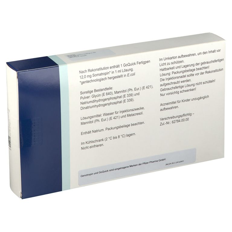 Genotropin 12 mg/ml GoQuick 5 St mit dem E-Rezept kaufen - Shop Apotheke