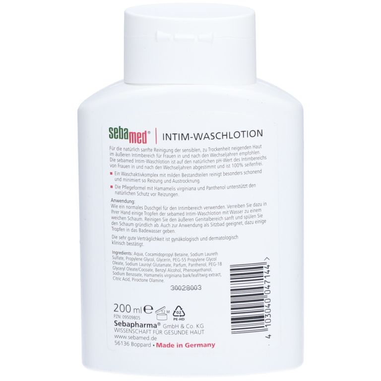 sebamed® Intim-Waschlotion 200 ml - Shop Apotheke