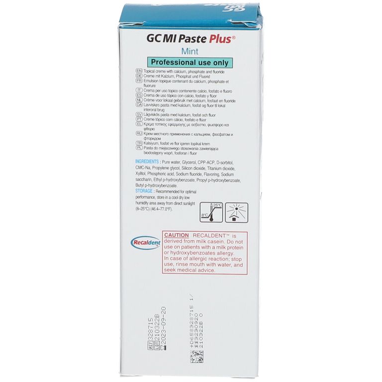 GC MI Paste Plus® Minze 40 g - Shop Apotheke